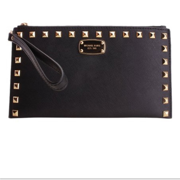 MICHAEL Michael Kors | Bags | Michael Kors Studded Wristlet | Poshmark